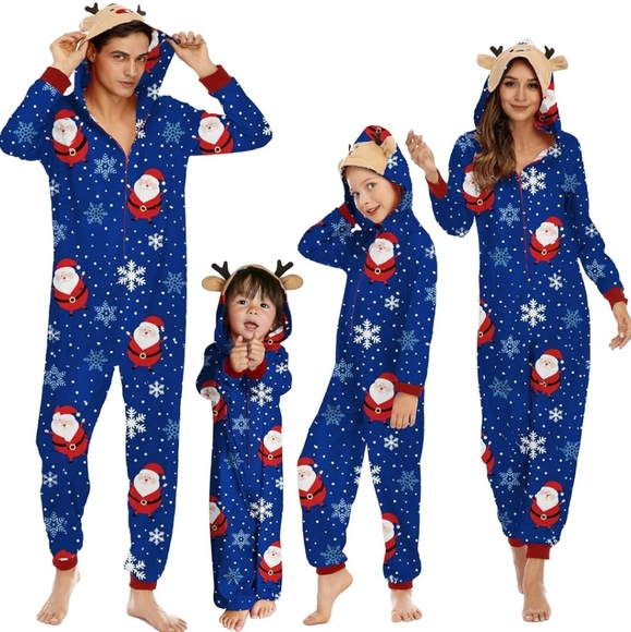 Other | Santa Christmas Pajamas Onesie | Poshmark